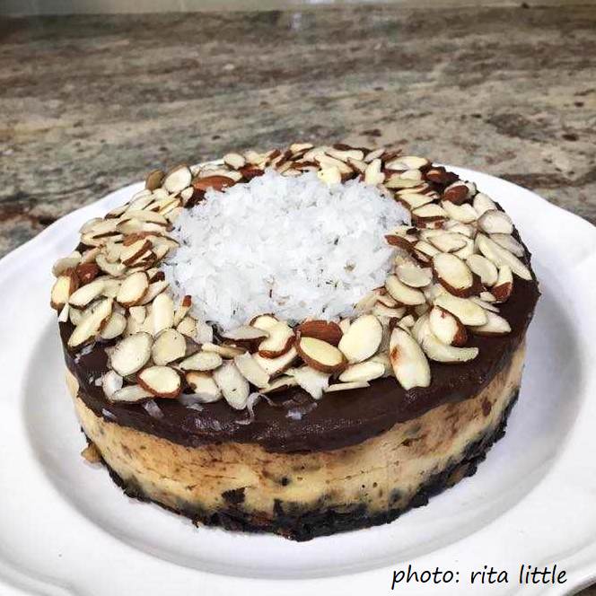 Almond Joy Cheesecake | Rootitoot
