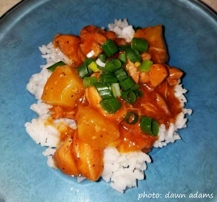 Hawaiian Chicken & Pip Rice | Rootitoot