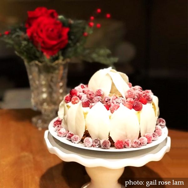 Cranberry White Chocolate Cheesecake | Rootitoot